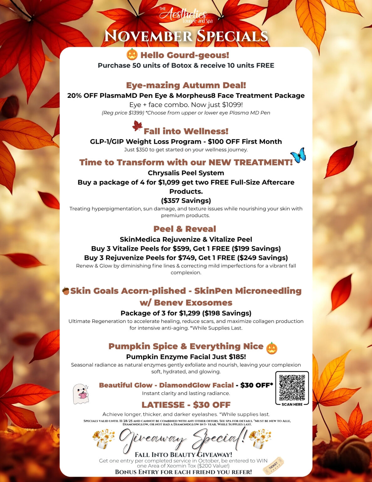 Our Current Promotions - The Aesthetics Lounge and Spa Lakewood Ranch